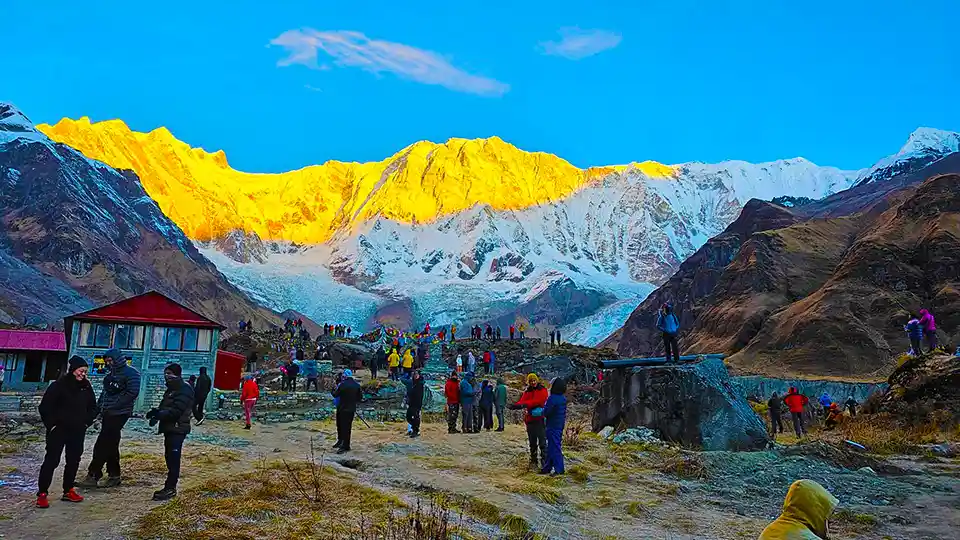 Mountain Views During Annapurna Base Camp Trek